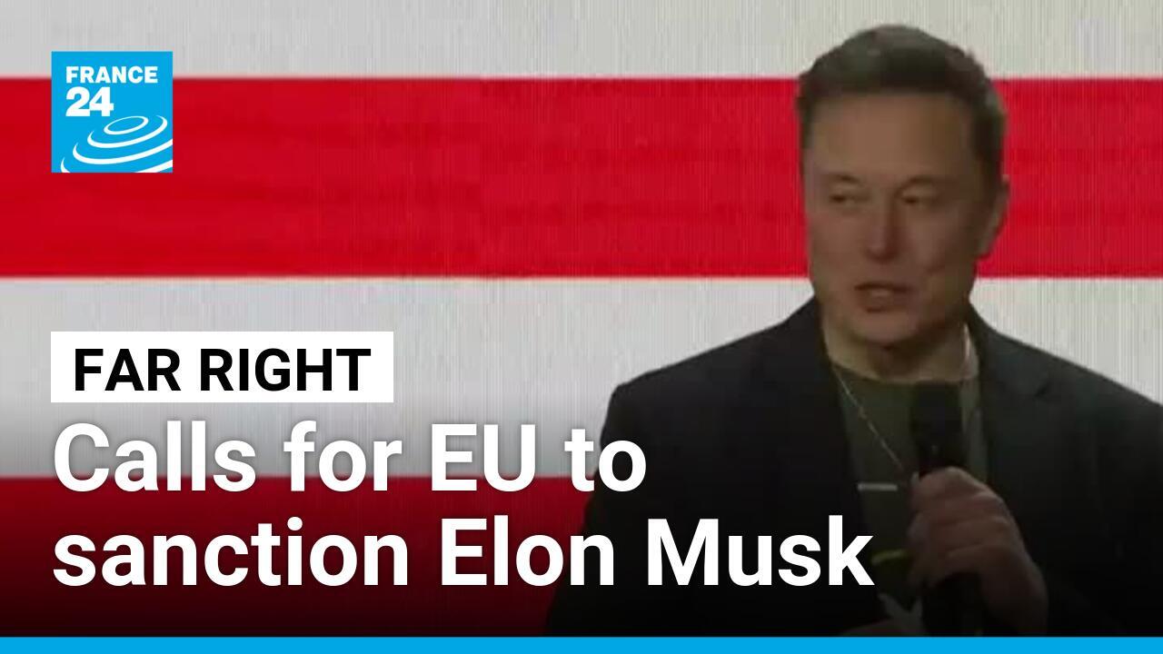 Europe's far right: Calls for EU to sanction Elon Musk for 'interference' - France 24
